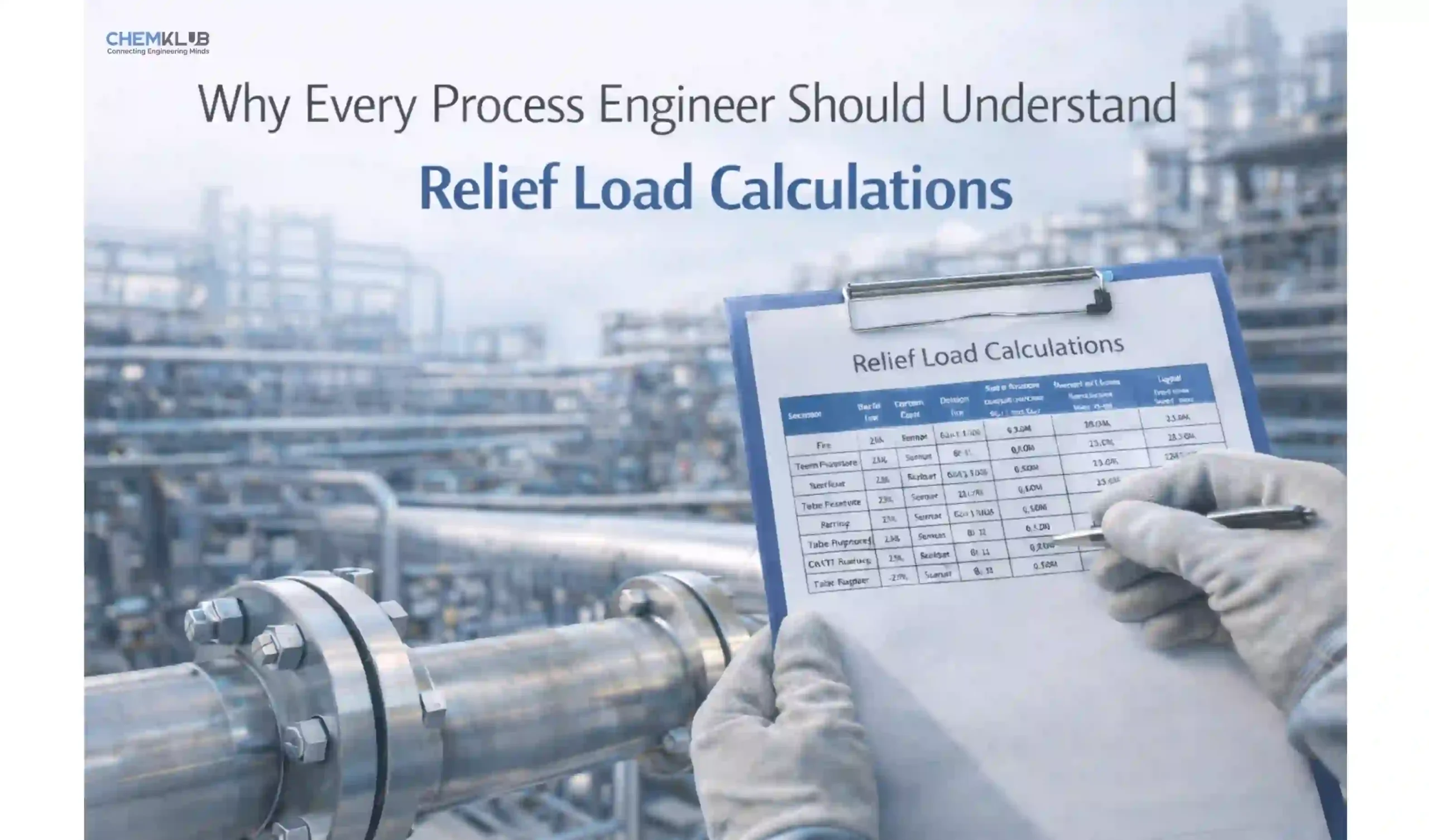 Understand Relief Load Calculations - ChemKlub India